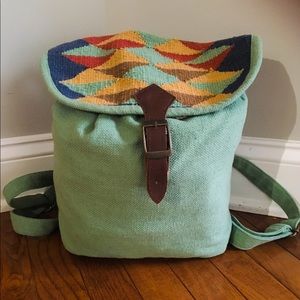 Bags | Handloom Fabric Stylish Everyday Back Pack | Poshmark